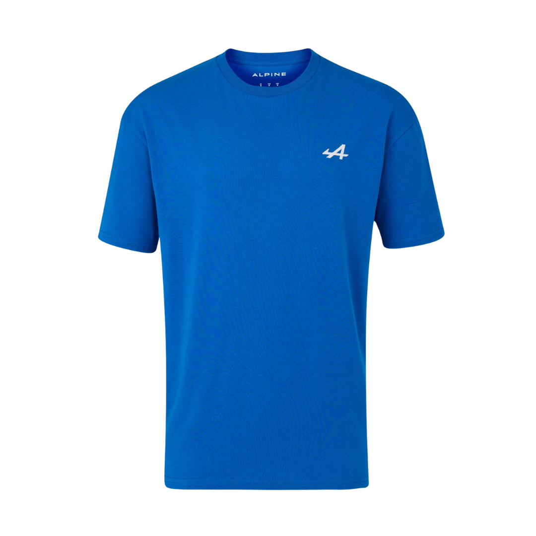 Playera Alpine F1 2026 Fanwear Azul Relaxed Fit - Formula entre Amigos